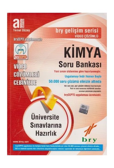Birey Eğitim Yayıncılık A Serisi Temel Düzey Kimya Soru Bankası - Video Çözümlü Birey Eğitim Yayıncılık A Serisi Temel Düzey Kimya Soru Bankası - Video Çözümlü