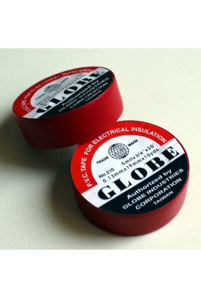 Globe Orjinal Kırmızı 19mm İzole Bant 6060020 Globe Orjinal Kırmızı 19mm İzole Bant 6060020