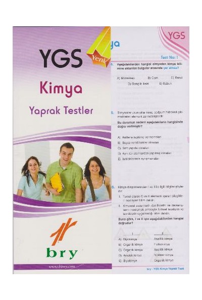 Birey Eğitim Yayınları Ygs Kimya Yaprak Testler Birey Eğitim Yayınları Ygs Kimya Yaprak Testler