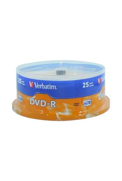 Verbatim 4.7 Gb 16X 25Li Cakebox Dvd-R Verbatim 4.7 Gb 16X 25Li Cakebox Dvd-R