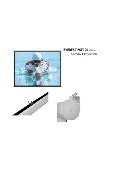 Everest Pseb96 180X180 Storlu Projeksiyon Perdesi Everest Pseb96 180X180 Storlu Projeksiyon Perdesi