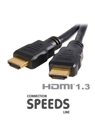C.Speeds Lıne Ag-Hd1301 1.5 Metre Siyah Hdmı To Hdmı 1.3V Kablo
