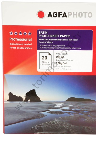 Agfa Photo İnkjet Kağıt A4 Satin(Mat)