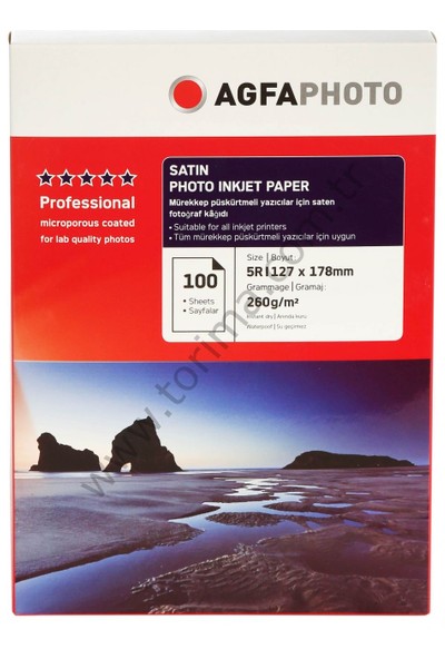 Agfa Photo İnkjet Kağıt 13x18Cm Satin(Mat) Agfa Photo İnkjet Kağıt 13x18Cm Satin(Mat)