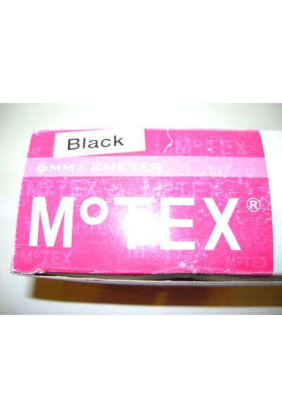 Moteks Embossing Yedek Şerit 6Mm*2M Siyah Moteks Embossing Yedek Şerit 6Mm*2M Siyah