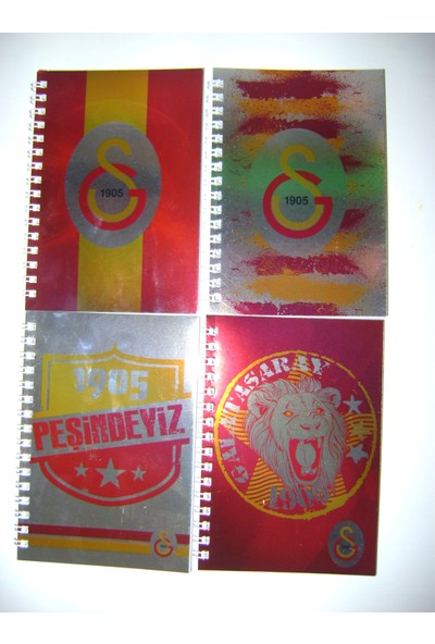 Galatasaray Gs Not Defteri Bloknot A6 80Yp Metalize Çizgili Galatasaray Gs Not Defteri Bloknot A6 80Yp Metalize Çizgili