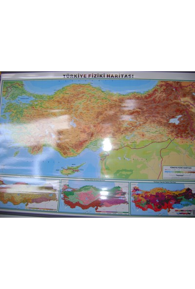 Türkiye Siyasi-Fiziki Haritası 70*100Cm (8 Harita Bir Arada) Türkiye Siyasi-Fiziki Haritası 70*100Cm (8 Harita Bir Arada)