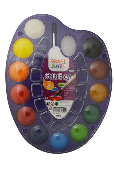Craft And Arts Sulu Boya 12'Li Jumbo Craft And Arts Sulu Boya 12'Li Jumbo