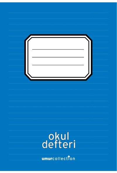 Umur Okul Defteri A4 80 Yaprak Çizgili Umur Okul Defteri A4 80 Yaprak Çizgili