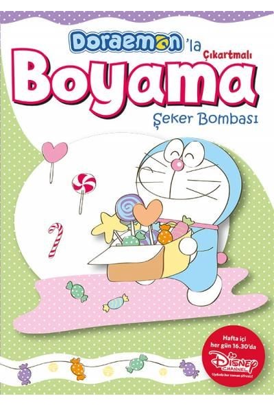 Doraemon'La Çıkarmalı Boyama Şeker Bombası Doraemon'La Çıkarmalı Boyama Şeker Bombası
