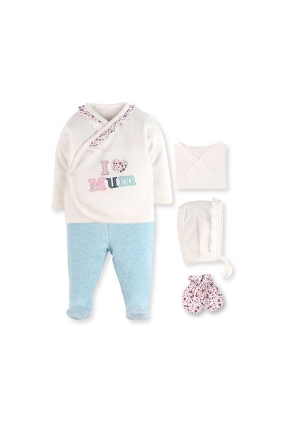 İdil Baby 7159 Zıbın Takım Yeşil İdil Baby 7159 Zıbın Takım Yeşil