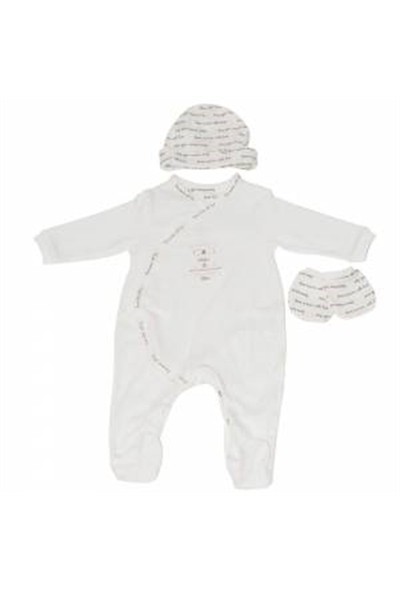 İdil Baby 6130 3'Lü Tulum Krem İdil Baby 6130 3'Lü Tulum Krem