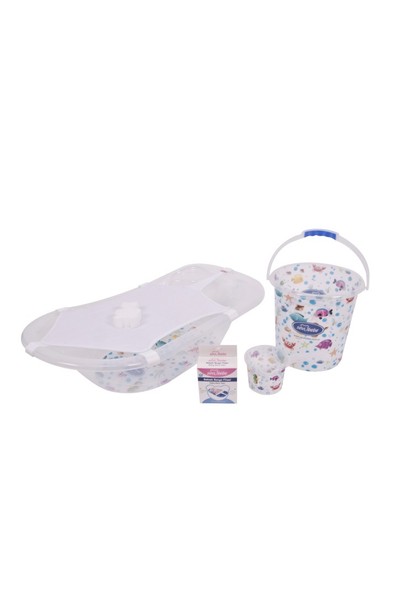 Sevi Bebe Şeffaf Desenli Bebek Banyo Setı (5 Parça) Naturel Şeffaf Sevi Bebe Şeffaf Desenli Bebek Banyo Setı (5 Parça) Naturel Şeffaf