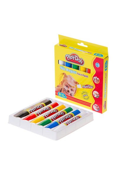 Play-Doh Yüz Boyası 6 Renk Karton Play-Yu003
