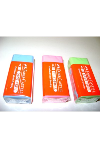 Faber-Castell Renkli Dust-Free Silgi Faber-Castell Renkli Dust-Free Silgi