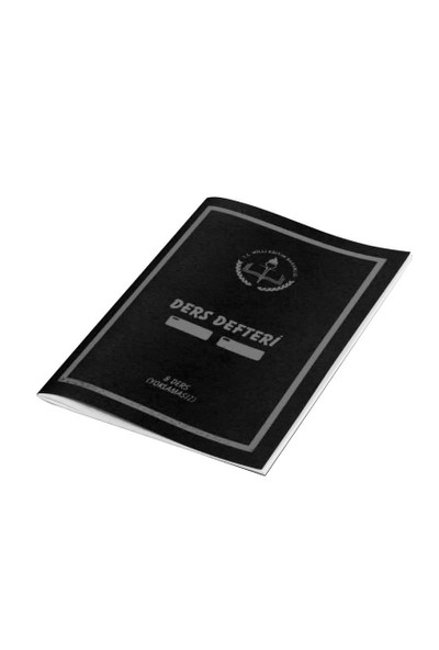 8 Derslik Ders Defteri Plastik Kapak