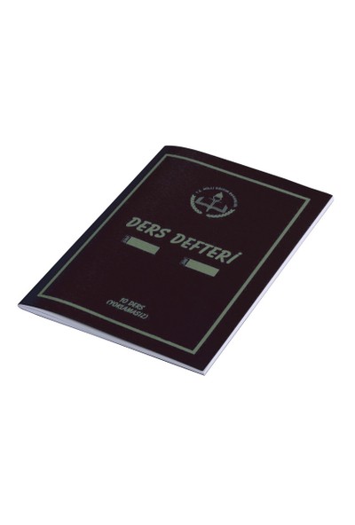 10 Derslik Ders Defteri Plastik Kapak