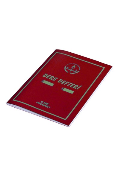 10 Derslik Ders Defteri Plastik Kapak