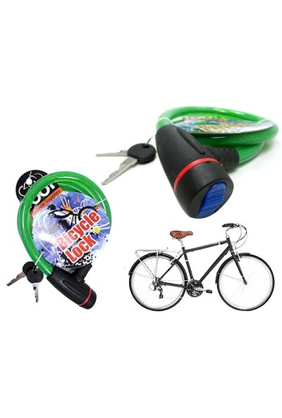 Toptancı Kapında Anahtarlı Çelik Bisiklet Kilidi Toptancı Kapında Anahtarlı Çelik Bisiklet Kilidi