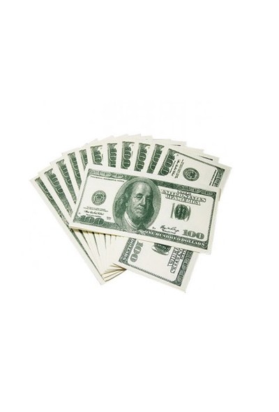 Toptancı Kapında Dolar Şeklinde Peçete Toptancı Kapında Dolar Şeklinde Peçete