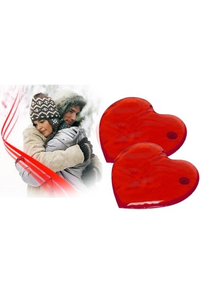 Toptancı Kapında Kalp Şeklinde Sihirli Jel Isıtıcı