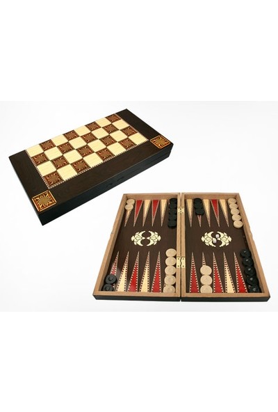 Toptancı Kapında Klas Ahşap Tavla