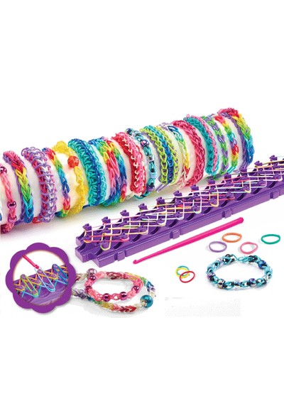 Toptancı Kapında Loom Bands 600 Parça Bileklik Yapma Seti Ve Örgü Tezgahı Toptancı Kapında Loom Bands 600 Parça Bileklik Yapma Seti Ve Örgü Tezgahı
