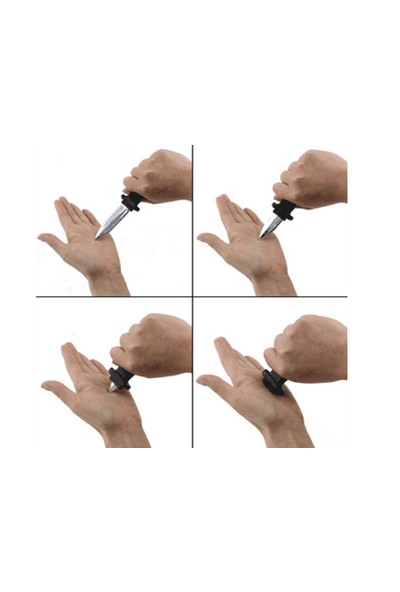 Toptancı Kapında Plastik Şaka Bıçağı