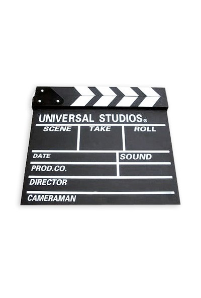 Toptancı Kapında Clapperboard Sinema Klaketi Toptancı Kapında Clapperboard Sinema Klaketi