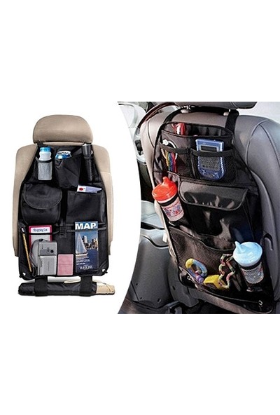Toptancı Kapında Araba Koltuk Arkası Eşya Düzenleyici