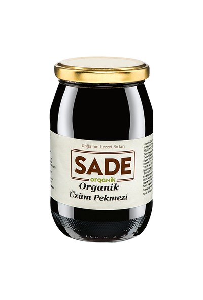 Sade Organik Üzüm Pekmezi 460 Gr