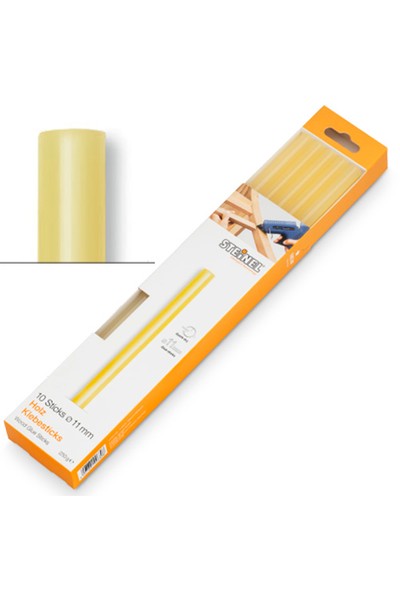 Steinel 006778 Ahşap 11mm Mum Silikon Çubuk 10 adet Steinel 006778 Ahşap 11mm Mum Silikon Çubuk 10 adet