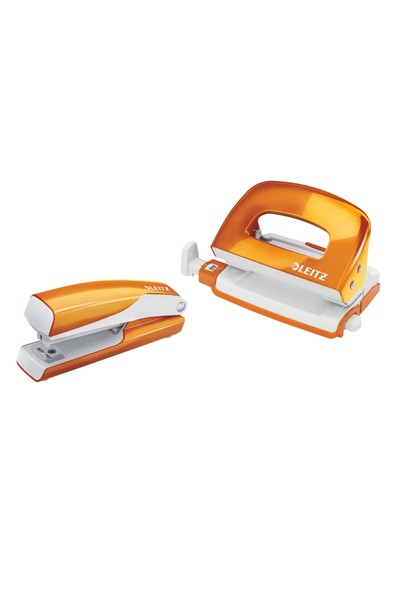 Leitz Zımba-Delgeç Set Wow Renk Metalik Turuncu 55612044 Leitz Zımba-Delgeç Set Wow Renk Metalik Turuncu 55612044