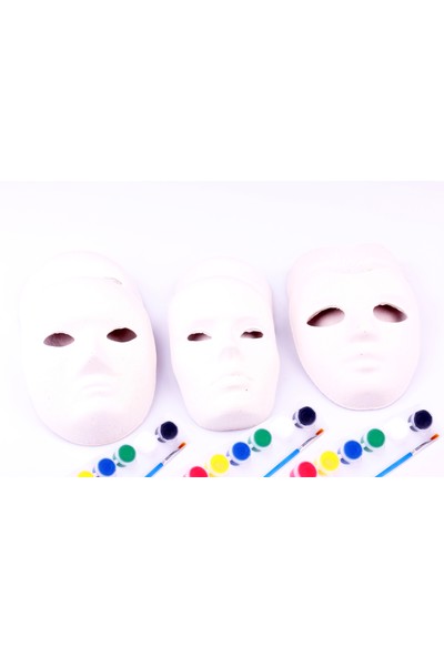 3'lü Yüz Maske Boyama Paketi