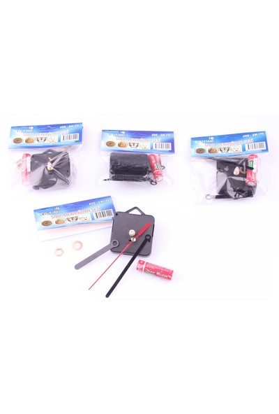 4'lü Saat Mekanizması Seti