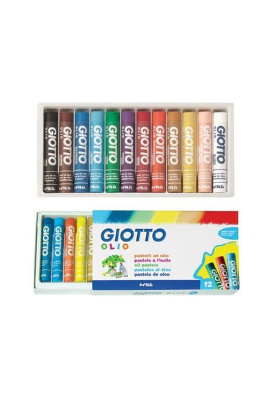Giotto 12'Li Olio Yağlı Pastel Silindir Giotto 12'Li Olio Yağlı Pastel Silindir