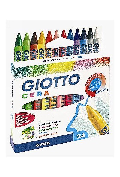 Giotto Cera Mum Boya Askılı Paket 24 Renk