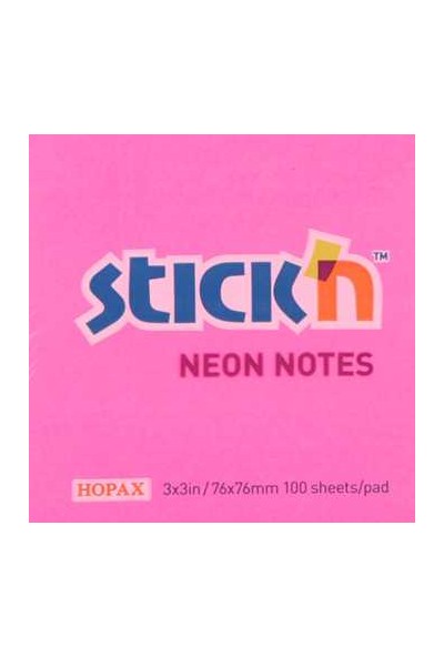 Hopax Neon Yapış. Not Kağıt Renkli 76*76 Mm. 100 Yp Koyu Pembe Hopax Neon Yapış. Not Kağıt Renkli 76*76 Mm. 100 Yp Koyu Pembe