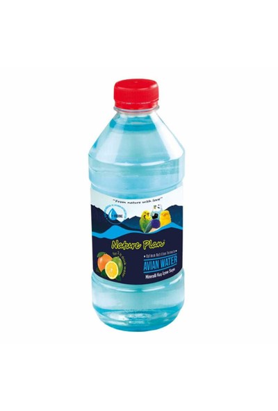 Nature Plan Avian Water Mineralli Kuş İçme Suyu 500 ml Nature Plan Avian Water Mineralli Kuş İçme Suyu 500 ml