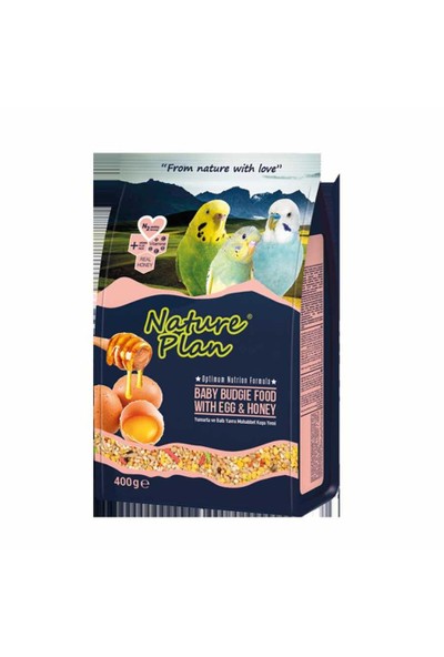Nature Plan Ballı Yumurtalı Yavru Muhabbet Yemi 400 gr Nature Plan Ballı Yumurtalı Yavru Muhabbet Yemi 400 gr
