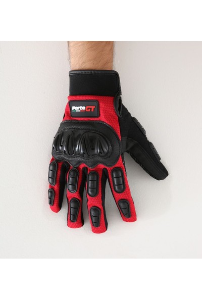 Forte Gt 10 Korumalı 3D Kırmızı Eldiven Large