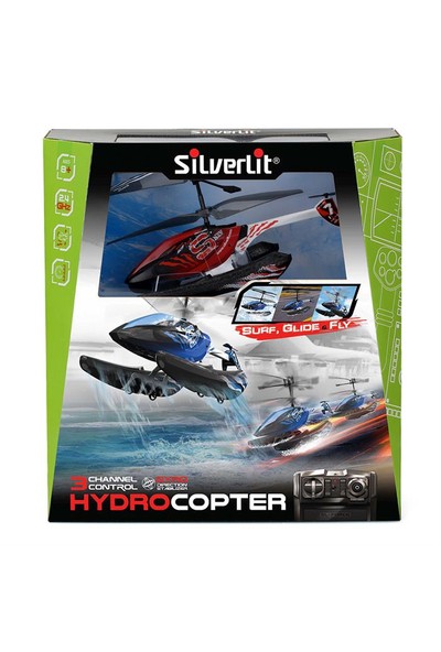 Silverlit Hydrocopter U.K. Helikopter Kırmızı 2.4G - 3CH Gyro Silverlit Hydrocopter U.K. Helikopter Kırmızı 2.4G - 3CH Gyro
