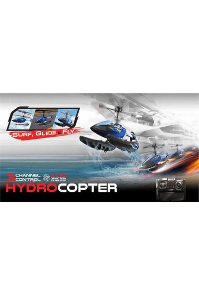 Silverlit Hydrocopter U.K. Helikopter Mavi 2.4G - 3CH Gyro Silverlit Hydrocopter U.K. Helikopter Mavi 2.4G - 3CH Gyro