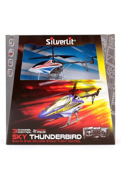 Silverlit Sky Thunderbird U.K. Helikopter Beyaz 2.4G - 3CH Gyro Silverlit Sky Thunderbird U.K. Helikopter Beyaz 2.4G - 3CH Gyro