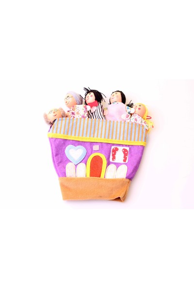 Nani Toys 5'li Ahşap Parmak Kukla Eldiveni Nani Toys 5'li Ahşap Parmak Kukla Eldiveni