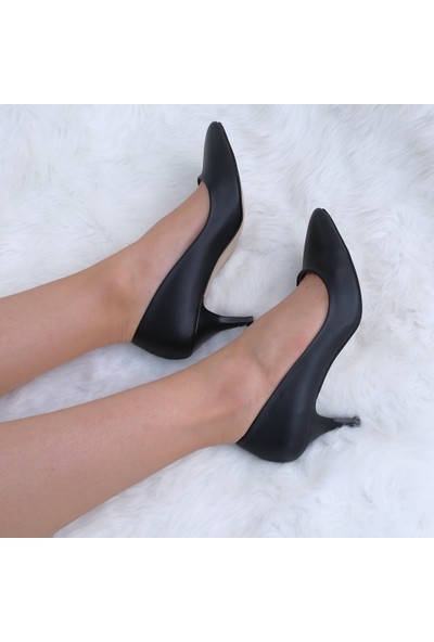 Modabuymus Siyah Mat Stiletto