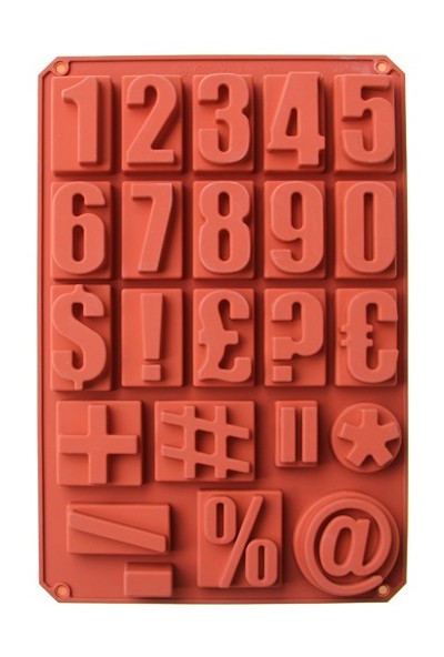 Yıldız Hobi Dev Rakam Set Silikon Sabun ve Kokulu Taş Kalıbı