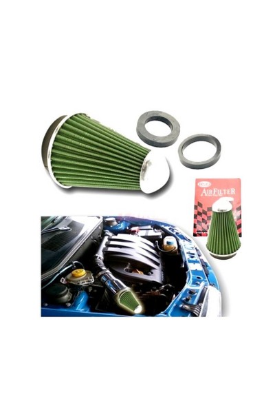 Hava Filtresi 2 Aparatlı(Dar-Geniş Ağızlı) Krom-Yeşil