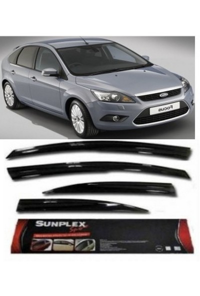 4 Lü Ford Focus 2004-2010 Ön-Arka Sport Style Sunplex Cam Rüzgarlığı 4 Lü Ford Focus 2004-2010 Ön-Arka Sport Style Sunplex Cam Rüzgarlığı
