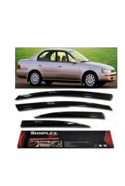 4 Lü Toyota Corolla 92-98 Sport Stlye Mügen Sunplex Cam Rüzgarlığı 4 Lü Toyota Corolla 92-98 Sport Stlye Mügen Sunplex Cam Rüzgarlığı